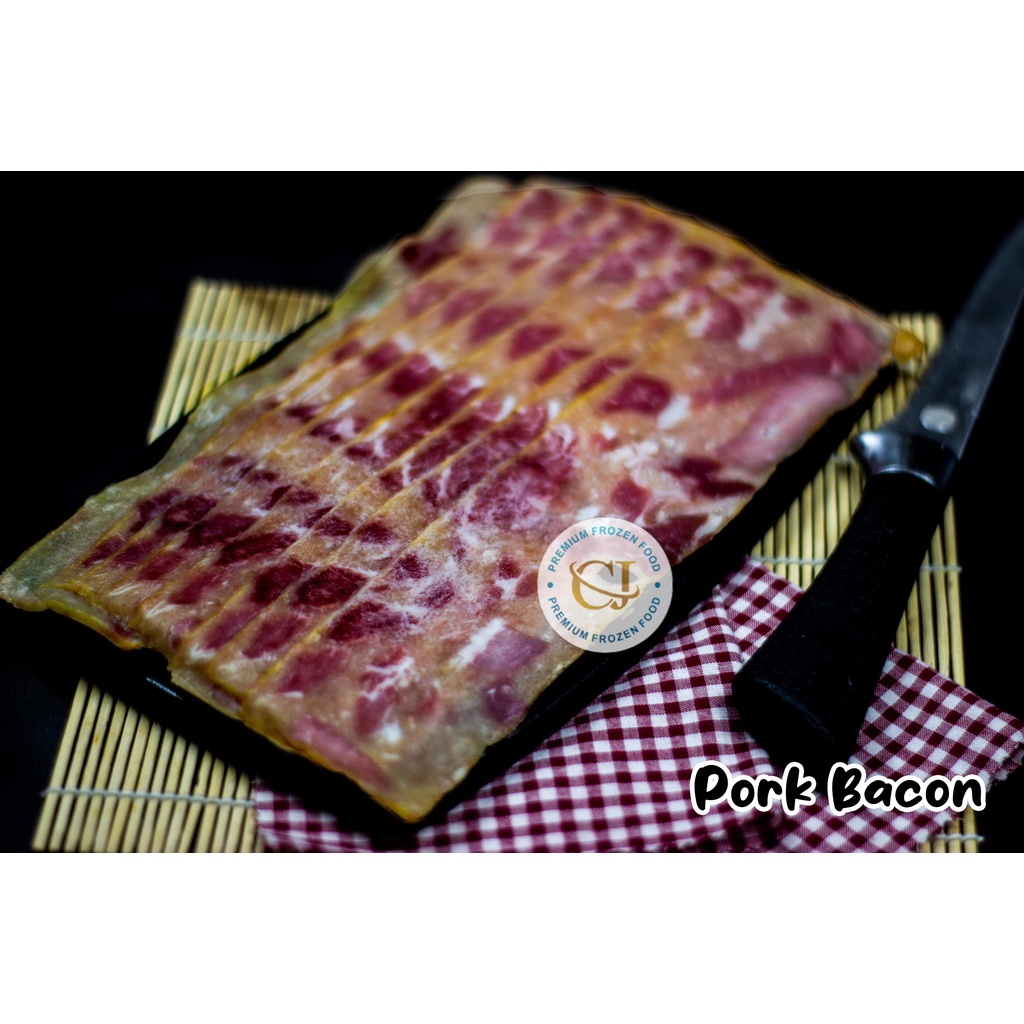Jual BACON BABI POTONGAN PORK BACON 250GRAM | Shopee Indonesia