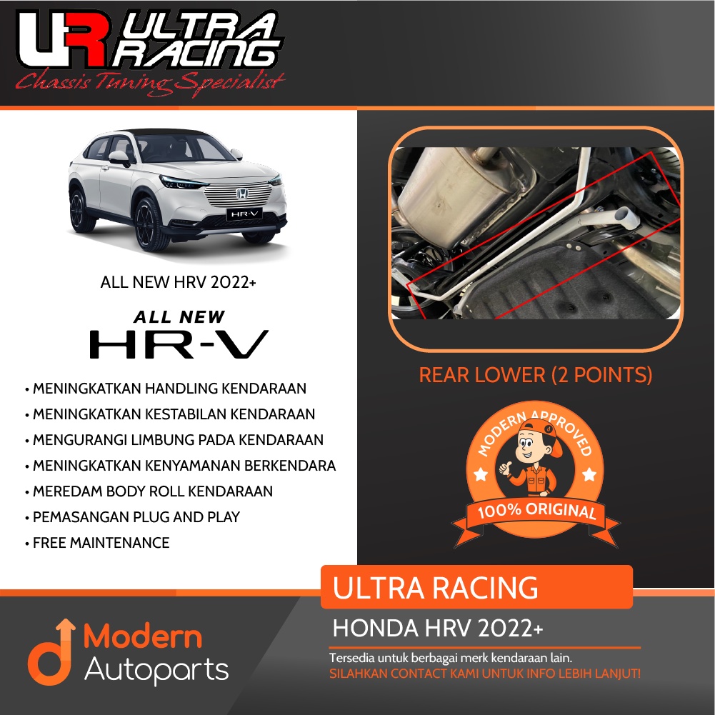 Jual Stabilizer Ultra Racing All New HRV 2022+ REAR LOWER PnP | Shopee ...