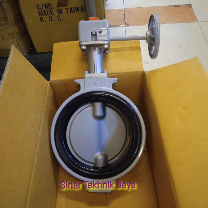 Jual Butterfly Valve 6" Kitz Alumunium Gearbox | Shopee Indonesia