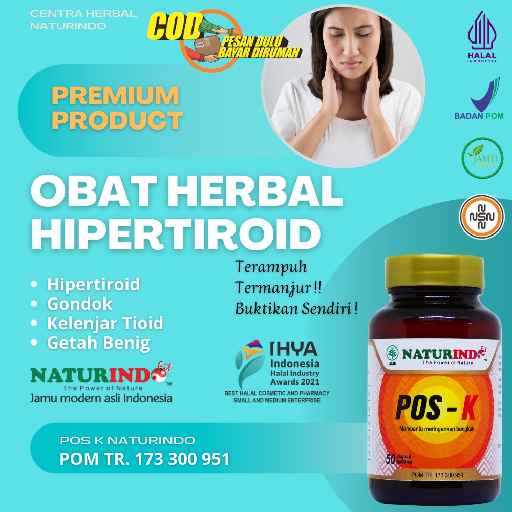 Jual Obat Gondok Hipertiroid Gondoken Kelenjar Tiroid Obat Benjolan di ...