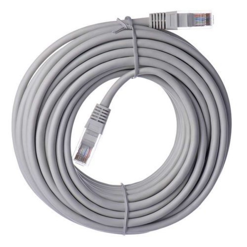 Jual Kabel Lan Internet 10 Meter Wifi UTP Data TV Indihome Android RJ45 ...
