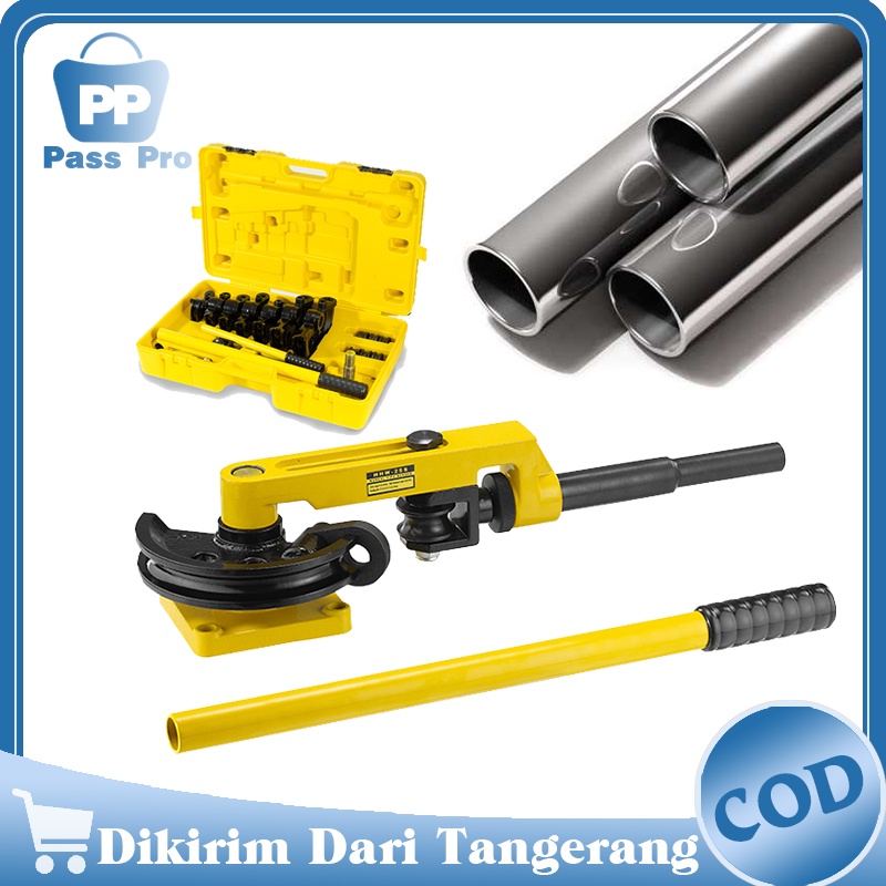 Jual 10-25mm Pipe Bender Manual Set Alat Bengkok Tekuk Pipa 3/8-1 Inch ...