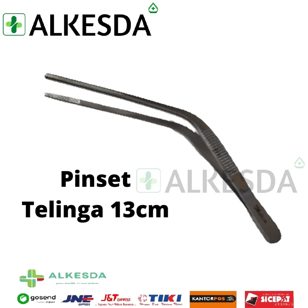 Jual Pinset Telinga Stainless Steel 13cm - Ear Dresing Forcep | Shopee ...