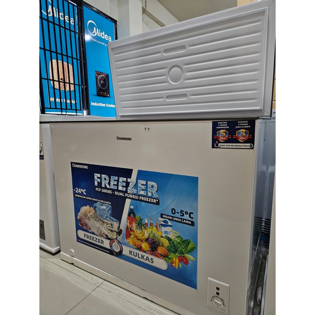 Jual CHANGHONG CHEST FREEZER FCF-336DW - FCF336DW - 280 Liter | Shopee ...