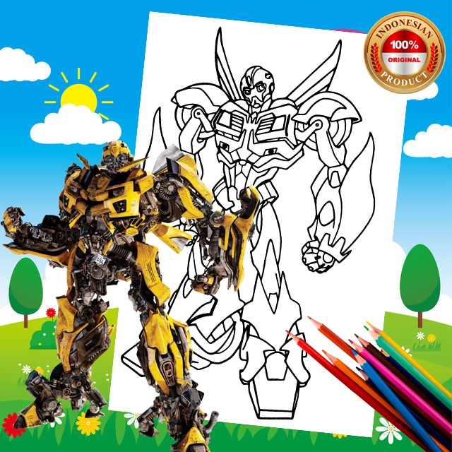 Jual Gambar Sketsa Mewarnai ~ ROBOT/ Seketsa Lukis / Drawing Sketch ...