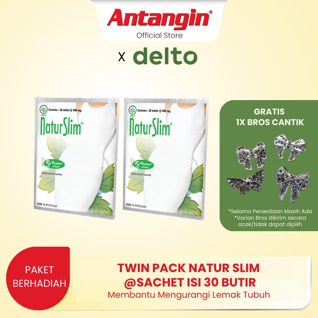 Jual Twin Pack Natur Slim Sachet (isi 30 butir) - Suplemen Diet ...