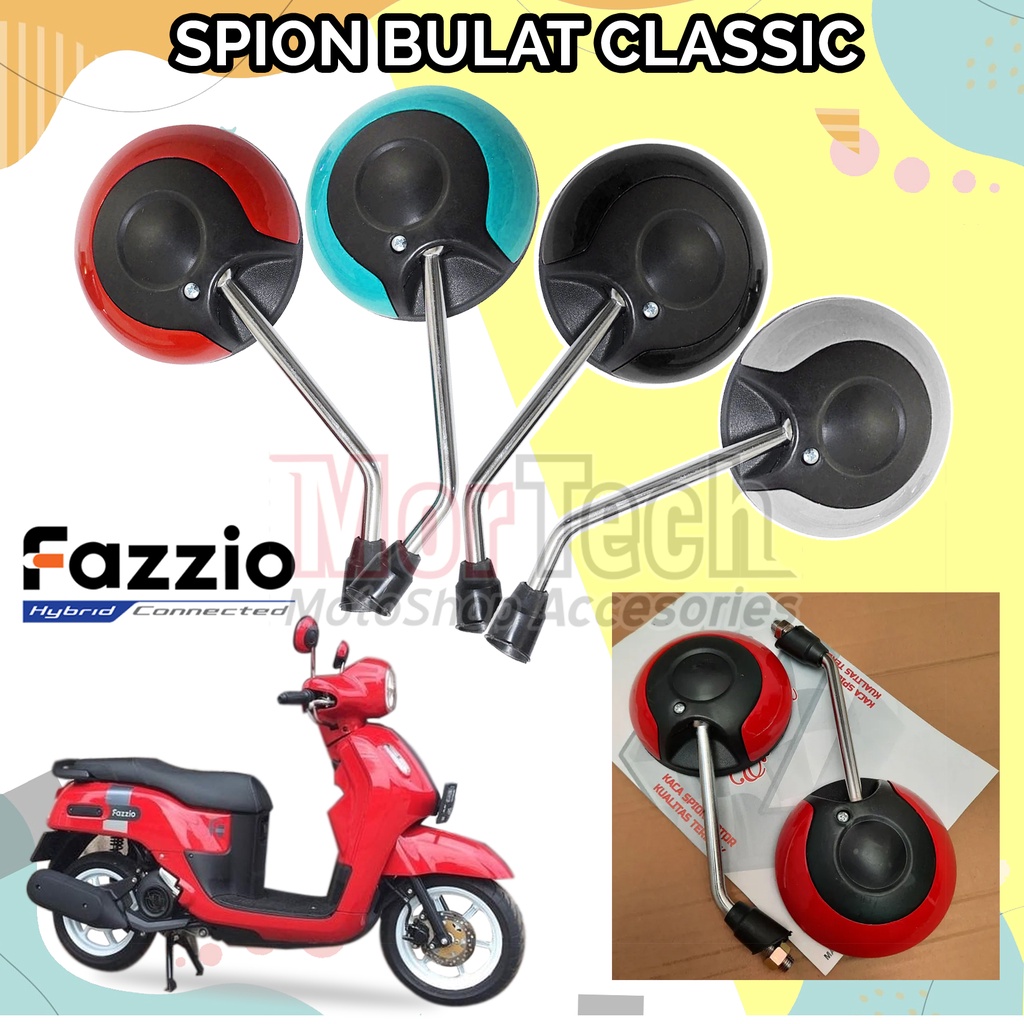 Jual Kaca Spion Standar Classic Bulat Motor Fazzio New / Mio Lama ...