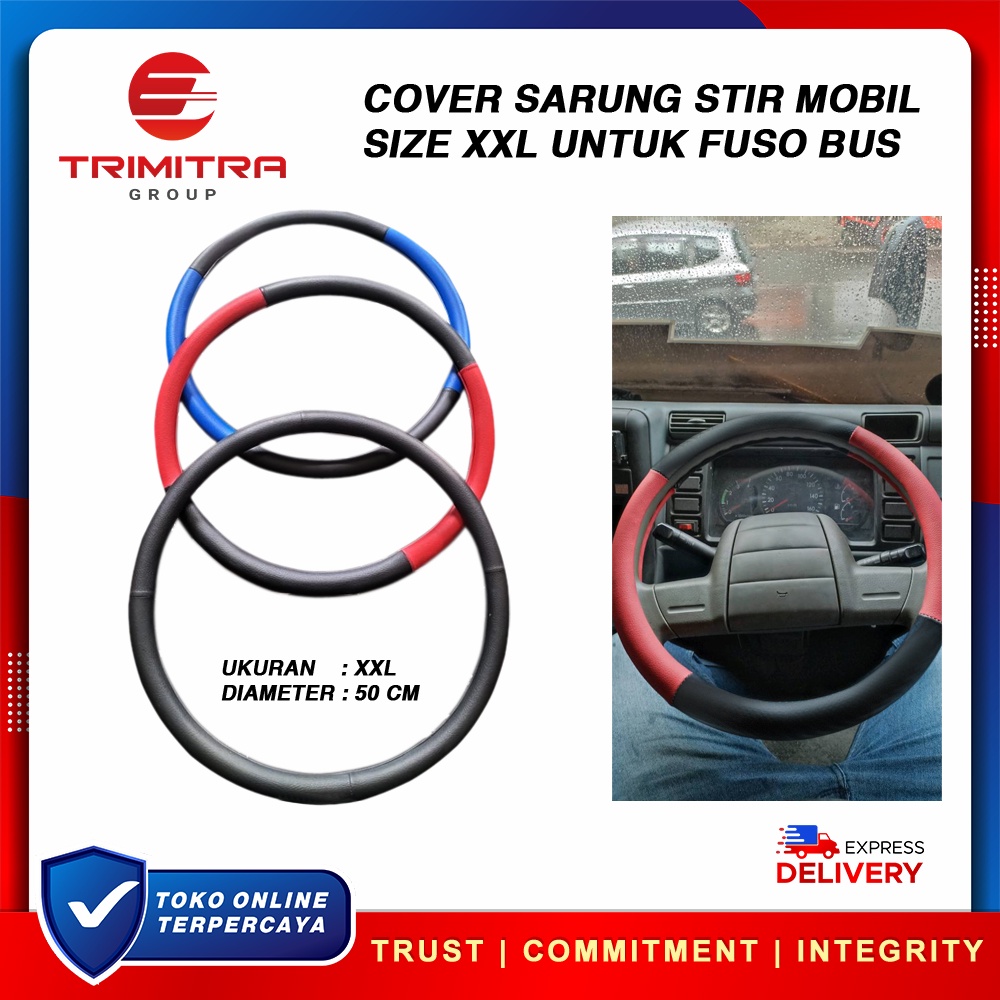 Jual Sarung Stir Mobil Ukuran XXL Sarung Setir / Cover Stir Eternity ...