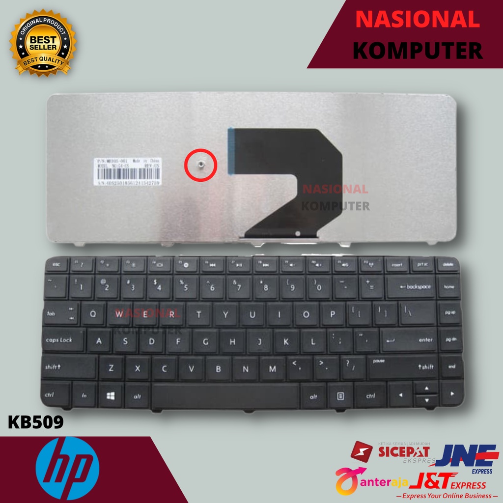 Jual Keyboard Laptop HP Compaq cq43 cq430 cq57 HP Pavilion G4 G6 HP ...