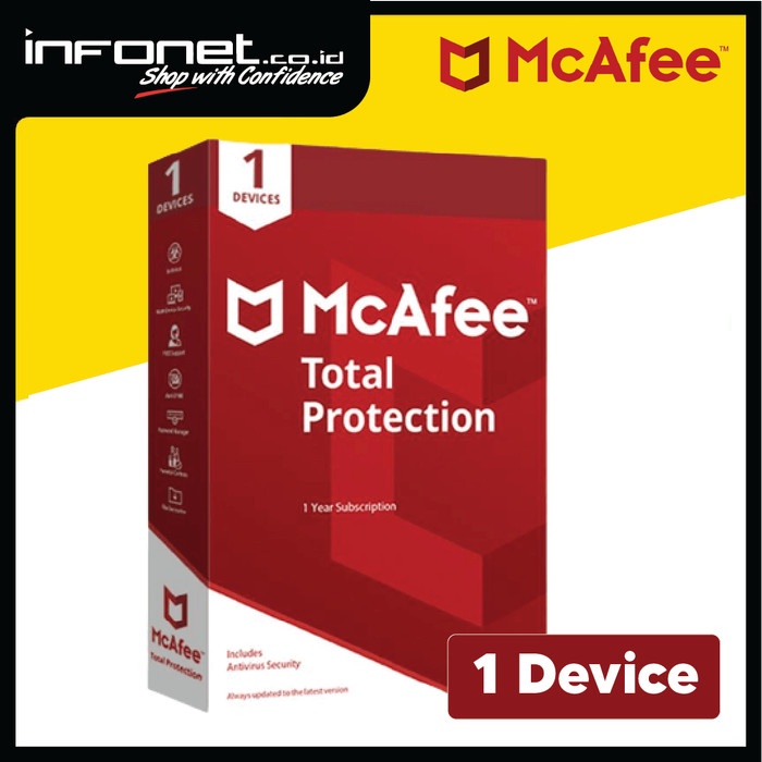 Jual Mcafee Total Protection 1 Device | Shopee Indonesia