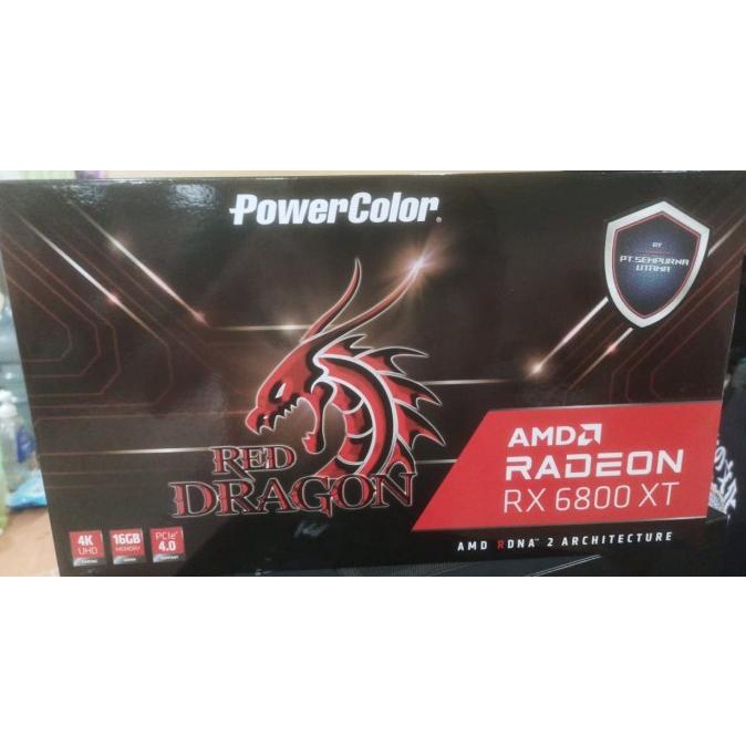 Jual PowerColor Red Dragon AMD Radeon RX 6800 XT / 6800XT 16GB GDDR6X ...