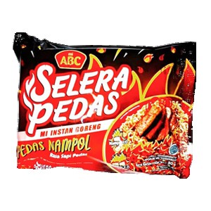 Jual ABC MIE GORENG SELERA PEDAS NAMPOL SAPI PEDAS PCK 80g | Shopee ...
