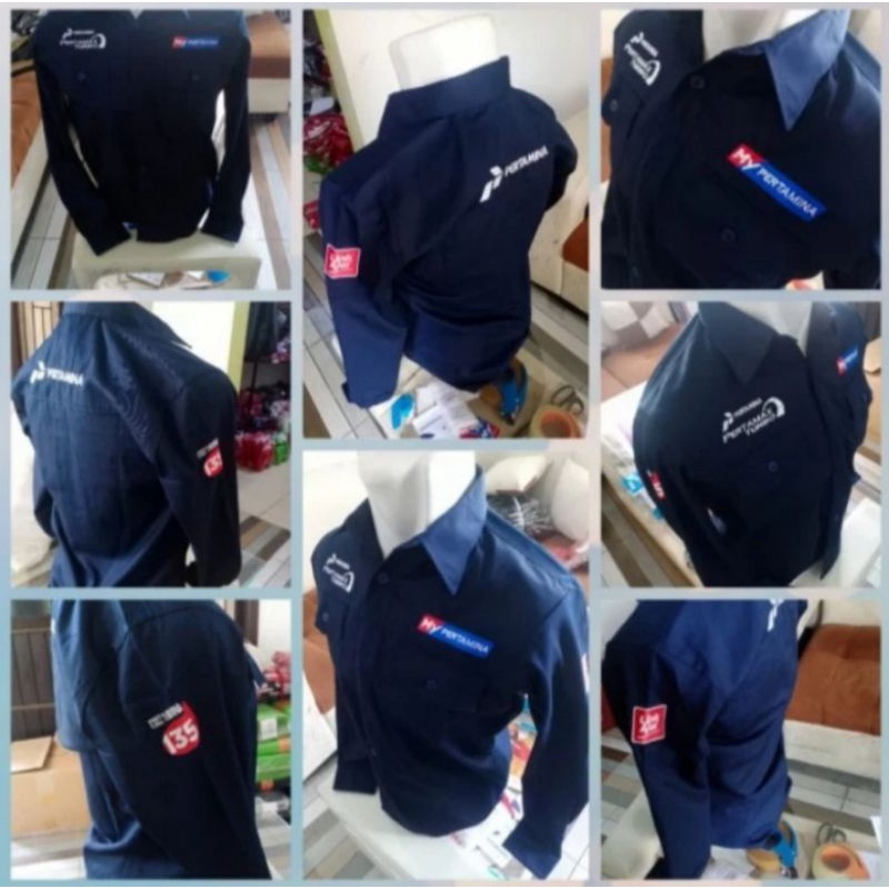 Jual KEMEJA MYPERTAMINA || SERAGAM MYPERTAMINA || BAJU MYPERTAMINA ...