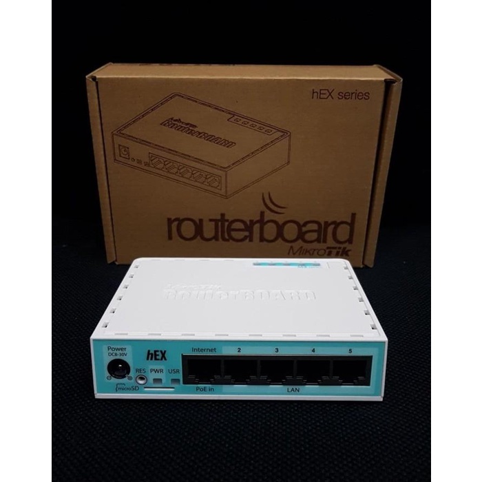 Jual Mikrotik Routerboard Rb750Gr3 ( Hex ) 5 Port Gigabit | Shopee ...