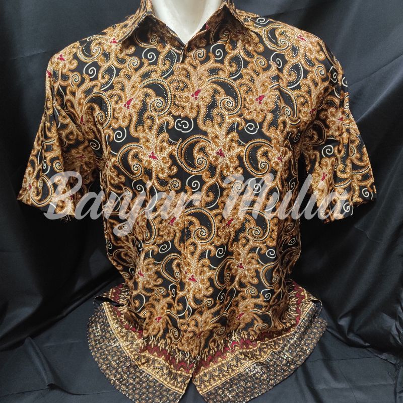 Jual Kemeja pria batik dayak kalimantan bahan prada | Shopee Indonesia