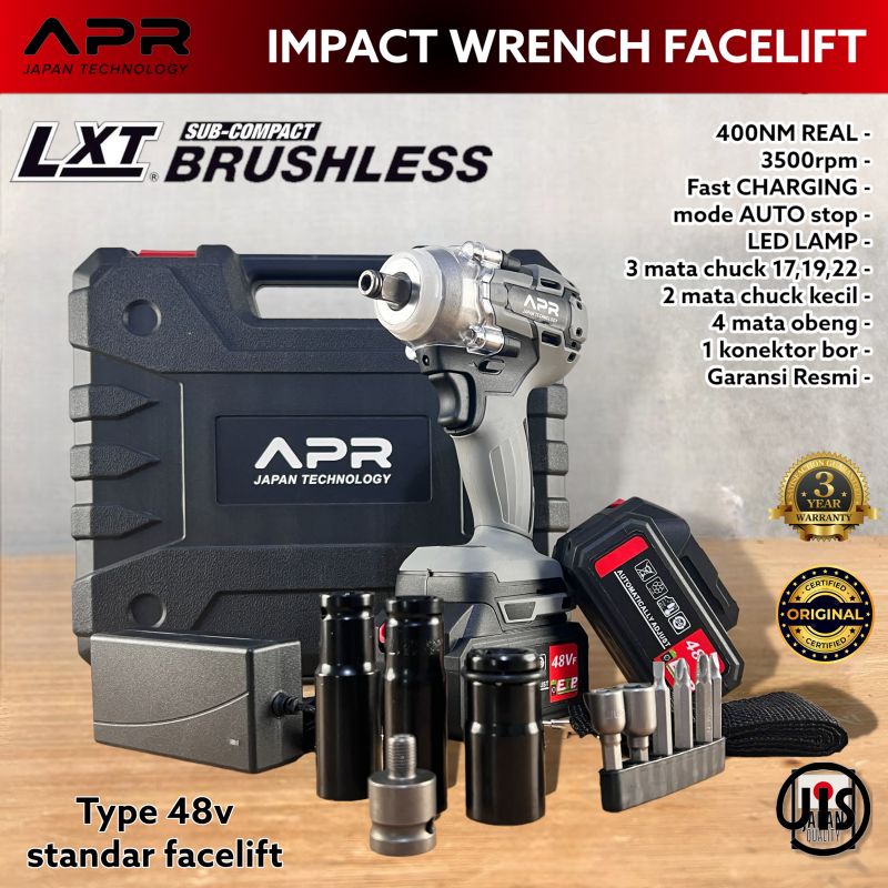 Jual impact wrench APR 48V standart model facelift lebih powerfull ...