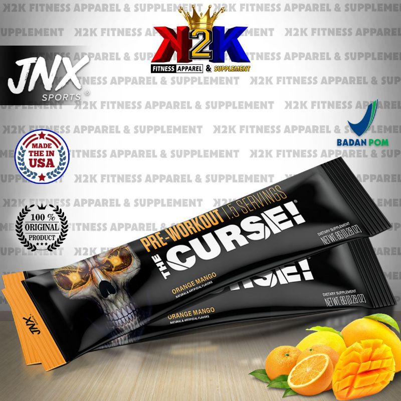 Jual JNX Sports cobralabs THE CURSE the curse pre workout preworkout sachet 1 servings 1servings ...