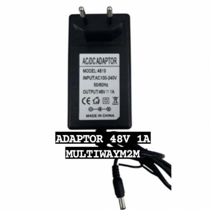 Jual ADAPTOR DC 48 VOLT - 1 AMPERE / 48v -1a | Shopee Indonesia