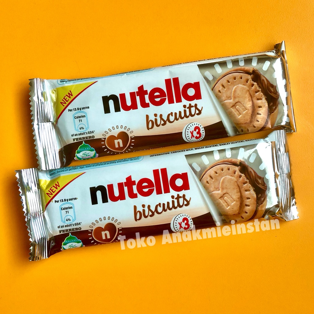 Jual Ferrero Nutella Biscuits sachet isi 3 pcs - Halal | Shopee Indonesia