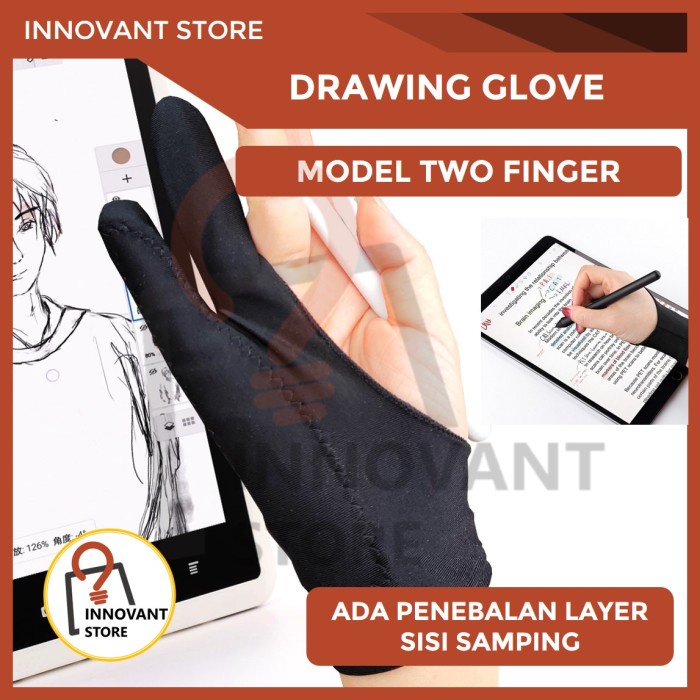 Jual Sarung Tangan Gambar Drawing Artist Glove untuk Pen Tablet Huion ...