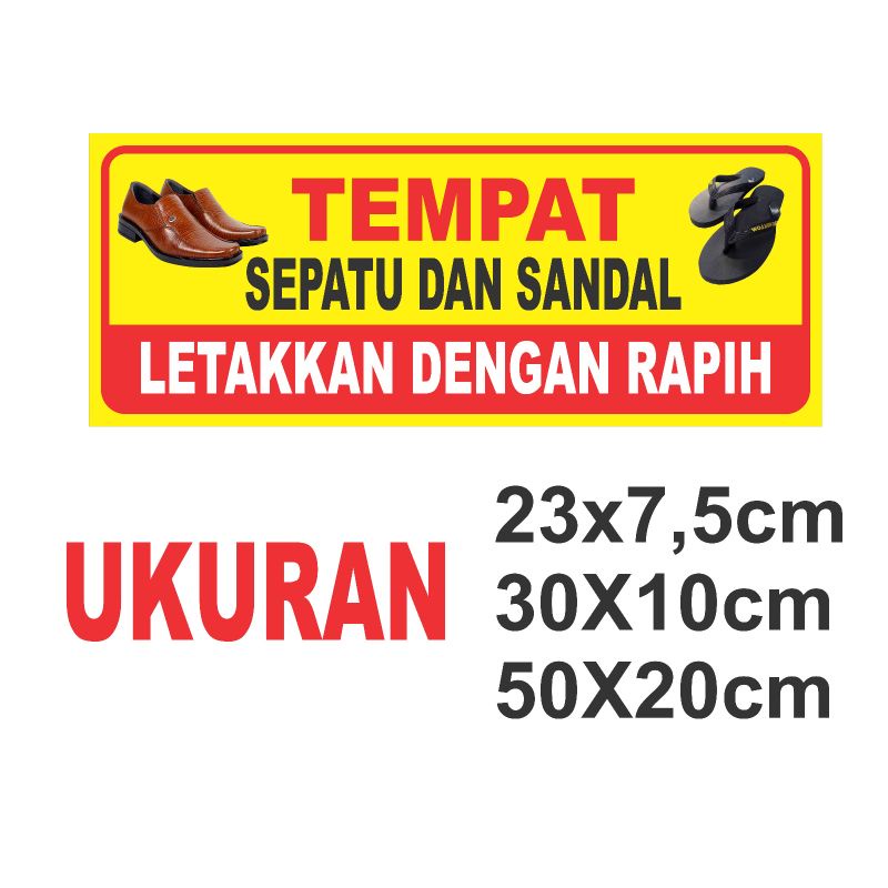 Jual STIKER TEMPAT SEPATU DAN SANDAL | Shopee Indonesia