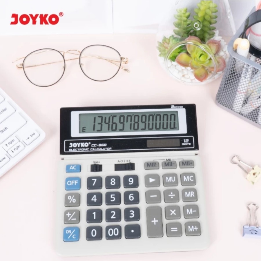 Jual Kalkulator Meja JOYKO CC 868 12 Digit - Calculator Big Display ...