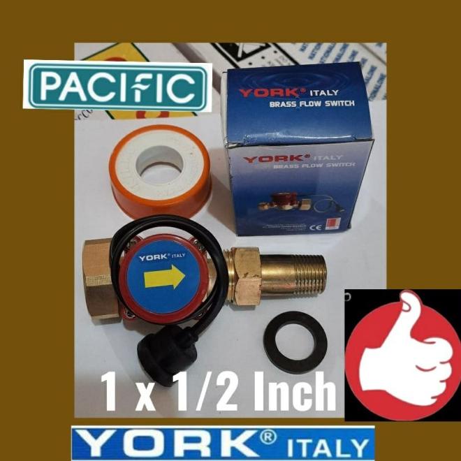 Jual Otomatis York Pompa Booster Water Flow Switch 1 X 1/2 Inch Dea ...