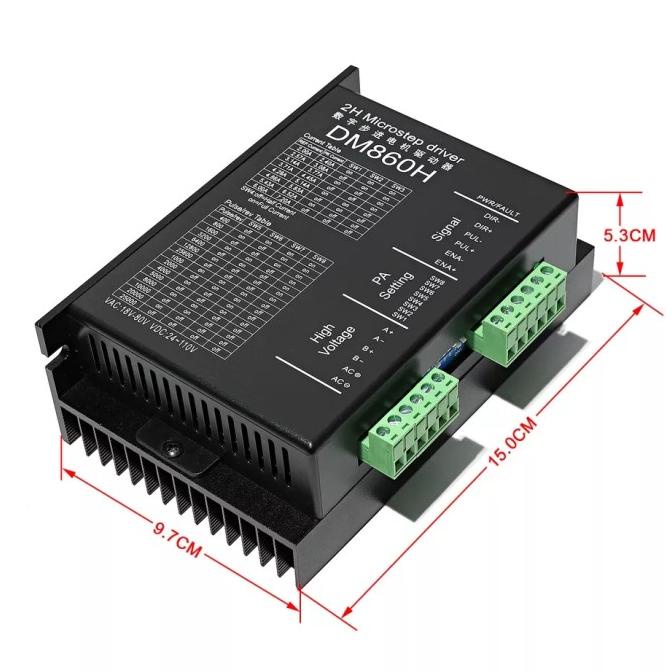 Jual Motor driver DM860H DM860 nema 17 nema 23 nema 34 7,2A stepper motor | Shopee Indonesia