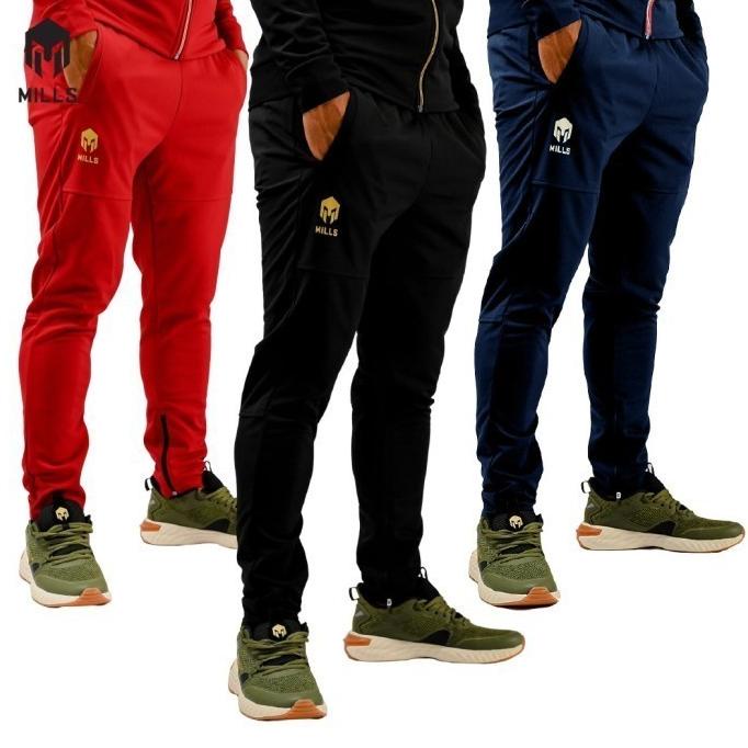 Jual MILLS Celana Training Track Pants Flash 7028 | Shopee Indonesia
