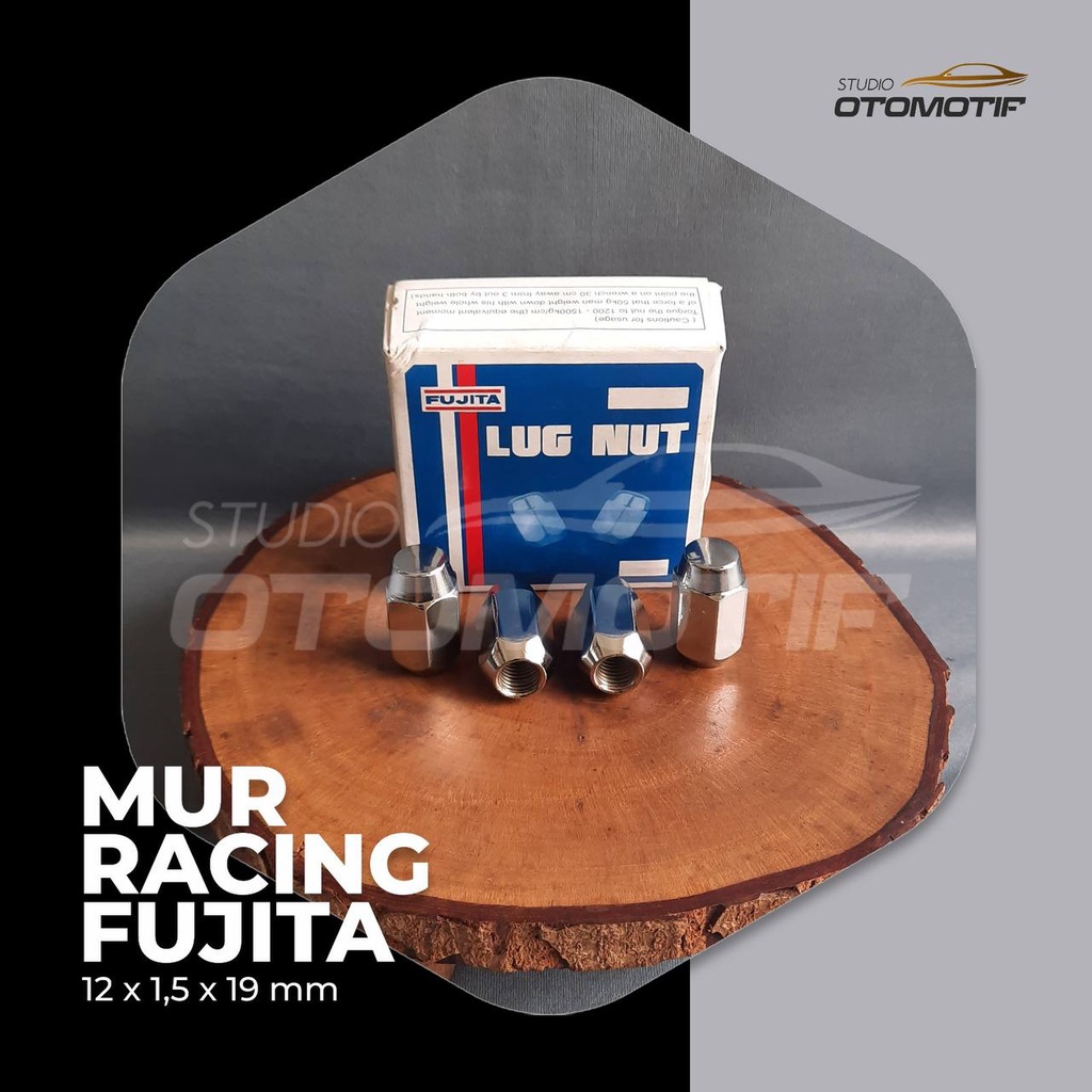Jual MUR RODA FUJITA BAUT RACING 19 21 DRAT 1.5 CHROME | Shopee Indonesia