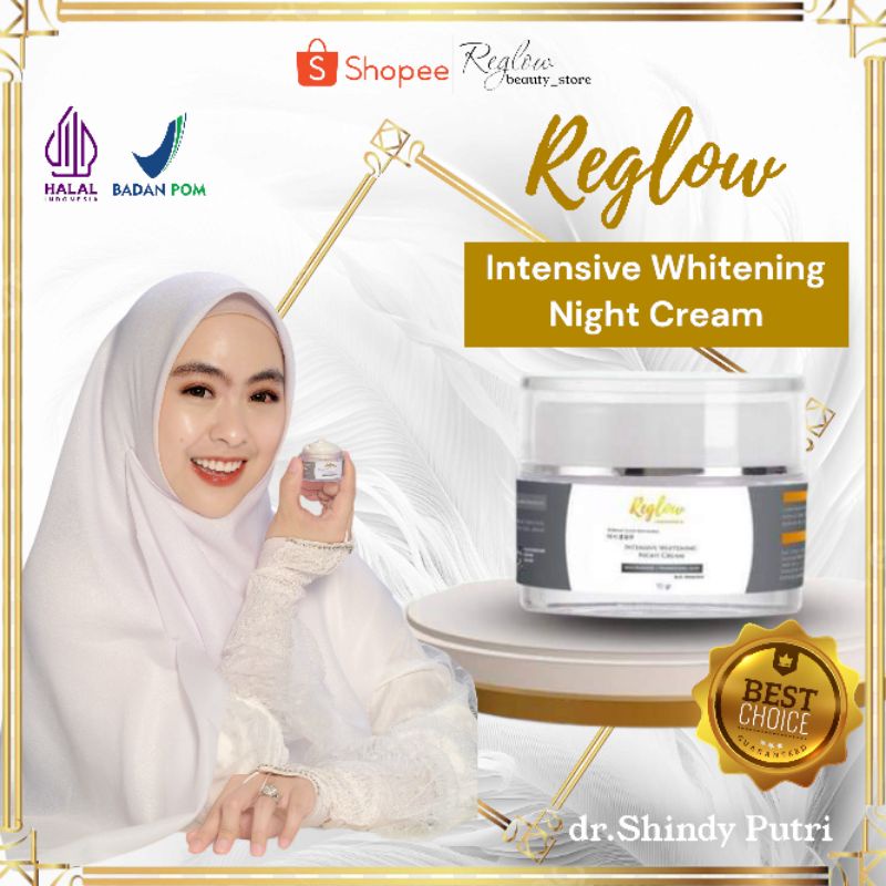 Jual Cream Penghilang Flek Hitam/Reglow Intensive whitening night cream ...