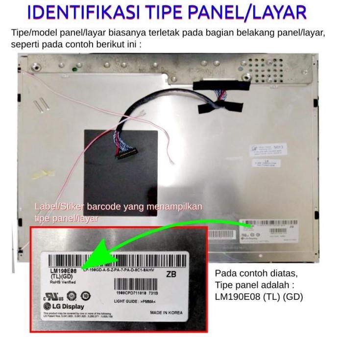 Jual Paket Lengkap Panel Led Tv Monitor- Universal Tv Controller Board ...