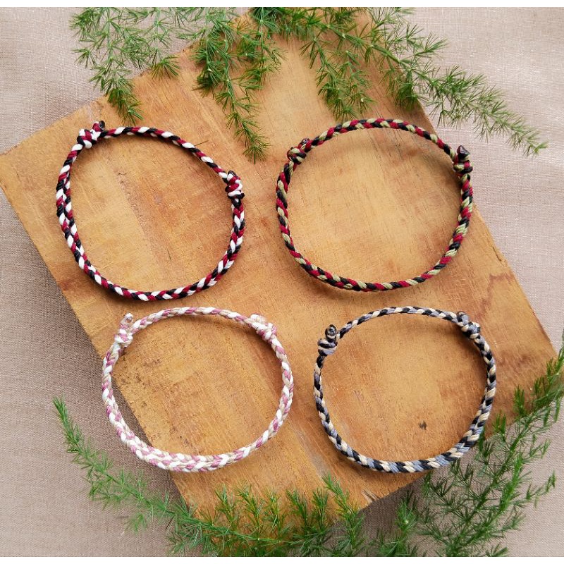 Jual 073 GELANG TALI SERUT PRIA WANITA - COUPLE - BY RENIQ 073 | Shopee ...