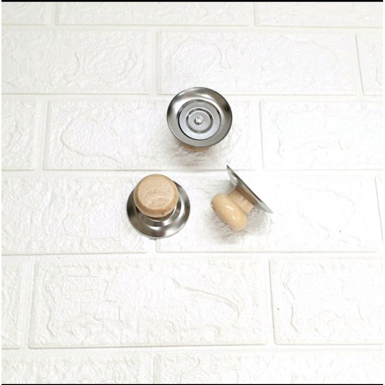 Jual Pentolan Panci Kayu / Knop Knob Pentolan Panci Kayu Tahan Panas ...