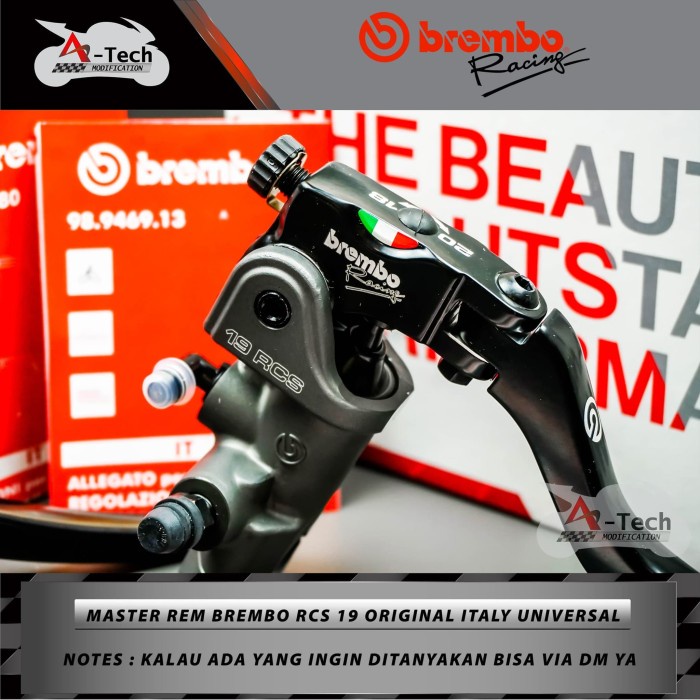 Jual Master Rem Brembo RCS 19 Kanan Original Italy Universal Double ...