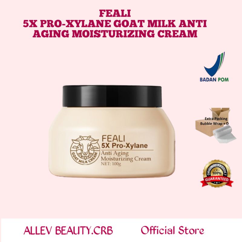 Jual FEALI - 5X PRO XYLANE GOAT MILK ANTI AGING MOISTURIZING CREAM ...
