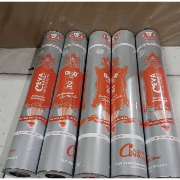 Jual Shuttlecock Kok Eva Jaya Silver Orange Original | Shopee Indonesia
