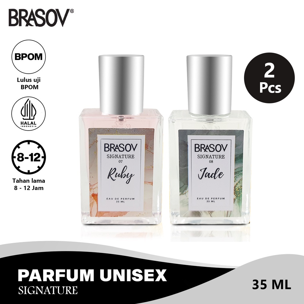Jual BRASOV Parfum Unisex Eau De Parfume 35 Ml Combo 2 Pcs Signature 07 ...