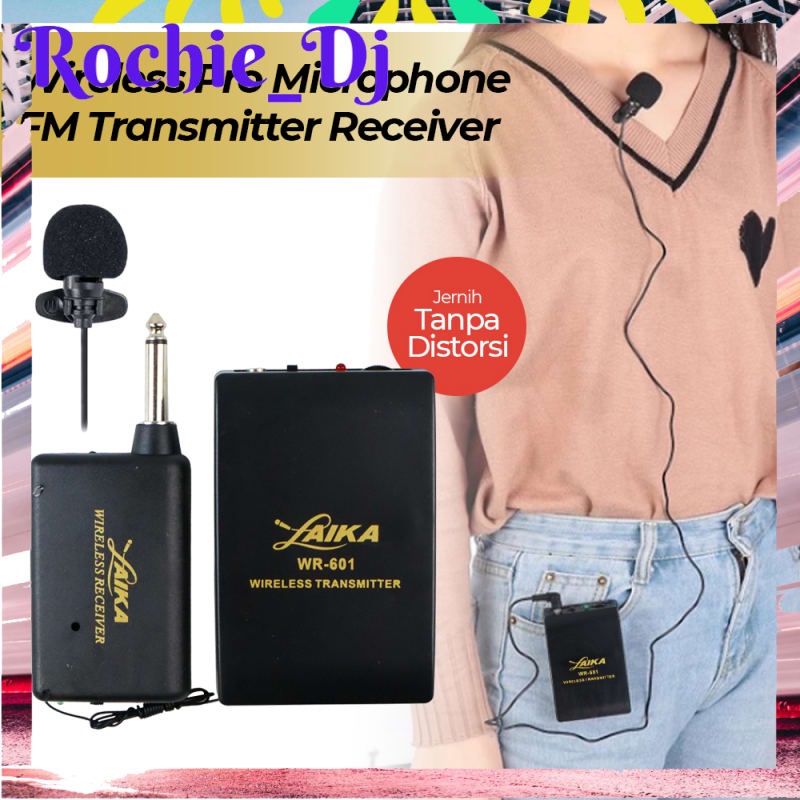 Jual MIKROFON WIRELESS - WIRELESS FM TRANSMITTER RECEIVER PRO ...