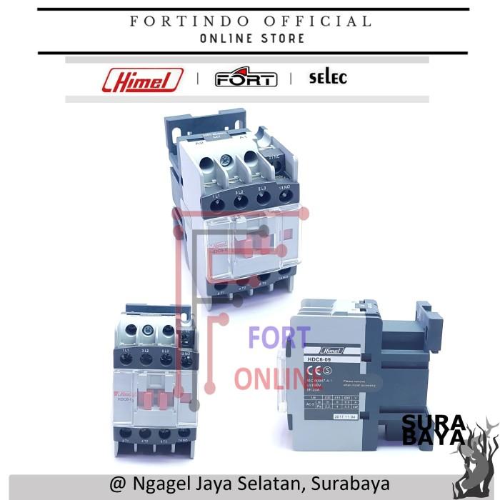 Jual Contactor Himel HDC6 220V 380V- 9A 12A 18A 3Pole Delixi 4-5-7Kw ...