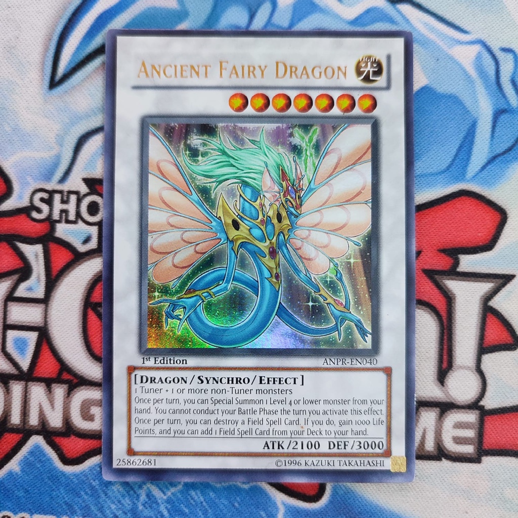 Jual yugioh ancient fairy dragon ANPR ultra rare 1st original | Shopee ...