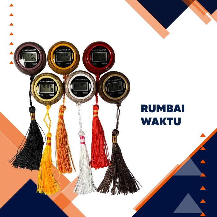 Jual Tseloop-C703 Part 2 Tasbih Digital Hias Motif Kayu Rumbai Tali ...