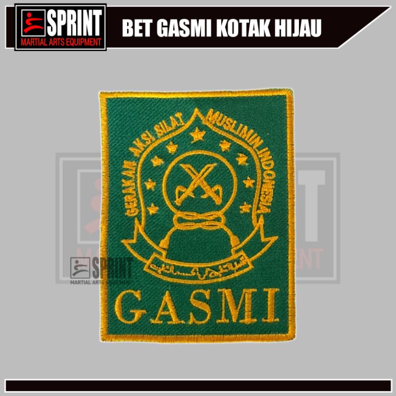 Jual Bet Bordir Lambang Indonesia Merah Putih Garuda IPSI Hitam Putih ...