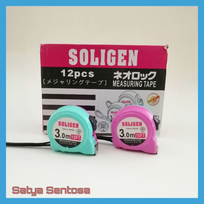 Jual Meteran Tukang Soligen 3m, 5m, 7.5m Measuring Tap | Shopee Indonesia