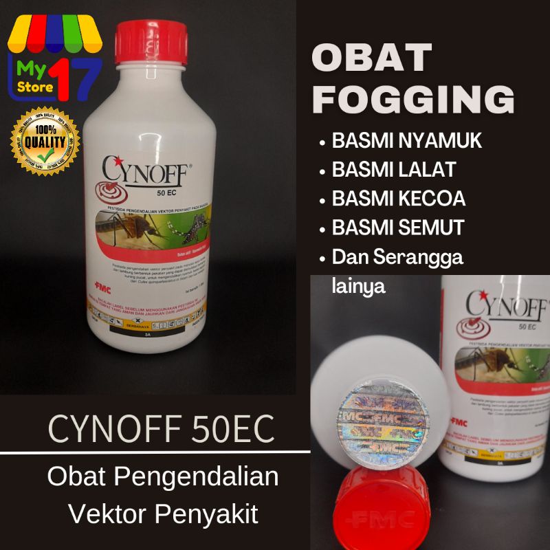Jual Cynoff 50 EC Obat Fogging Nyamuk, Lalat, Semut, Kecoa dan Serangga ...