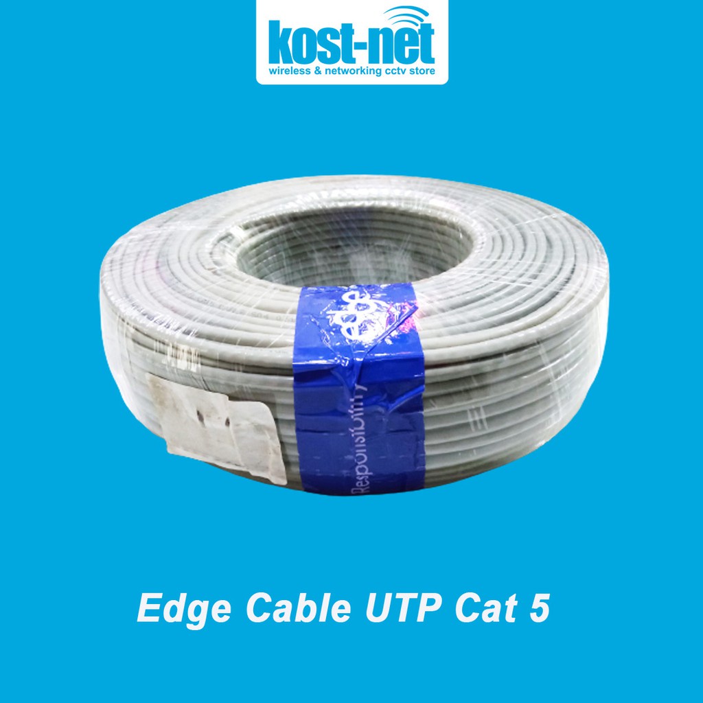 Jual Kabel Edge UTP Cat5 e Grey | Shopee Indonesia