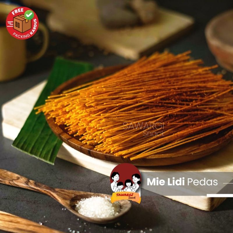 Jual SAWARGI Snack - Mie Lidi 250 gram | Shopee Indonesia