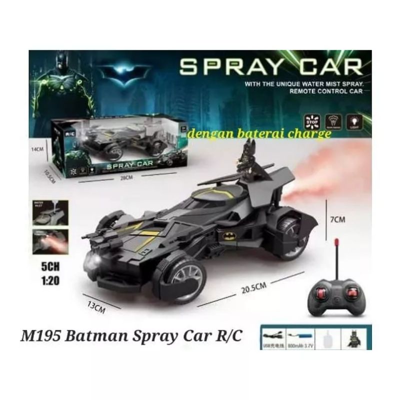 Jual Mainan Mobil RC Batman With Spray | Shopee Indonesia