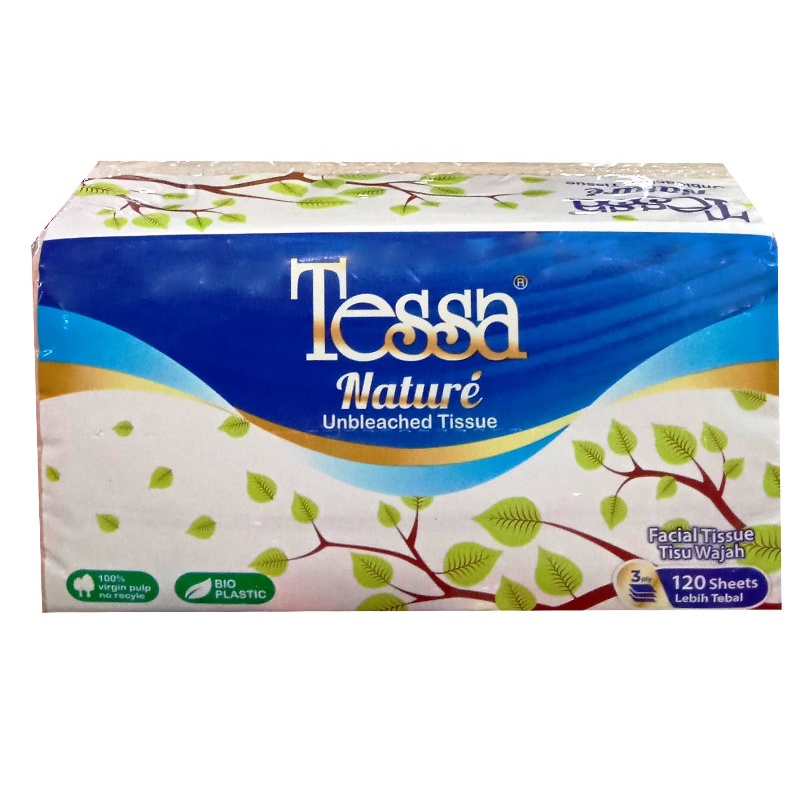 Jual TISSUE FACIAL TESSA TP-07 NATURE UNBLEACHED 120`S MAJU BERSAMA ...