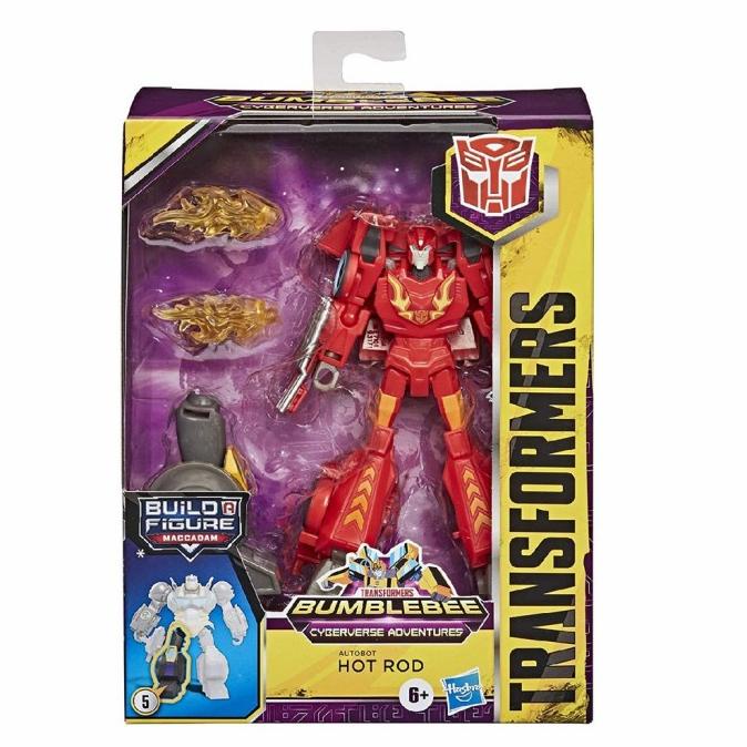 Jual TRANSFORMERS Cyberverse Deluxe Class Hot Rod Figure with BAF ...